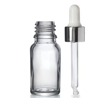 Clear Glass Dropper Bottles | UK Glass Packaging | ampulla.co.uk