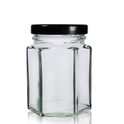 Octagonal & Hexagonal Jam Jars | UK Glass Packaging | ampulla.co.uk