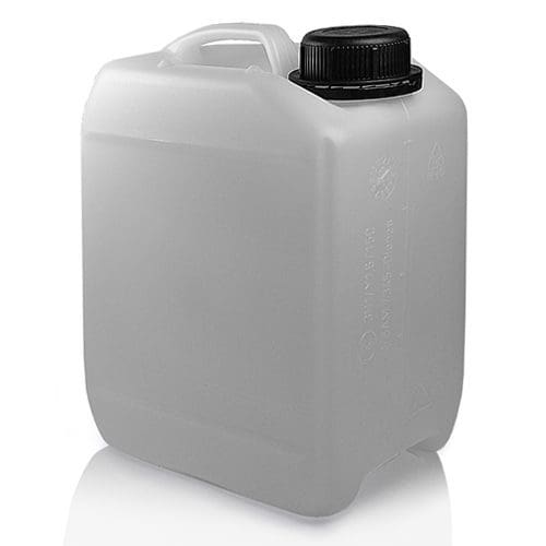 2.5 Litre UN Natural Stackable Jerry Can & DIN45 T/E Cap - Ampulla Ltd