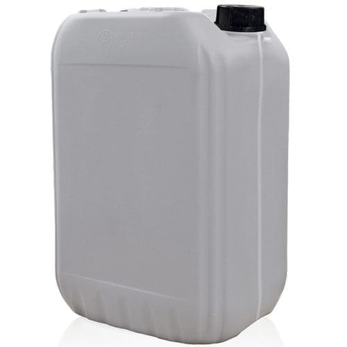 25 Litre UN Grey Plastic Jerry Can & Din61 T/E Cap - Ampulla Ltd
