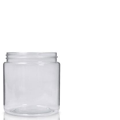 100ml Clear PVC Screw Top Jar With Lid - Ampulla Ltd - 0161 367 1414