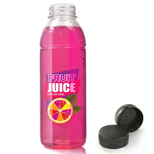 330ml Plastic Juice Bottle With Cap - Ampulla Drinks Packaging