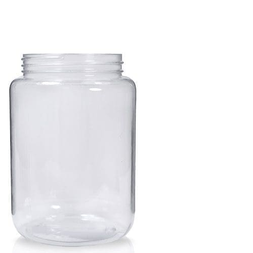 500ml PVC Clear Screw Top Jar - UK Plastic Packaging Supplier - Ampulla