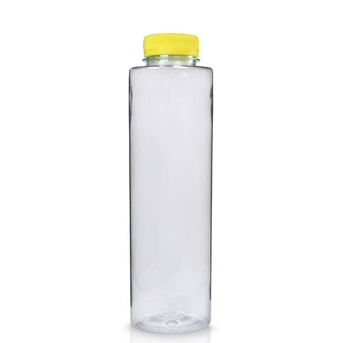 500ml Slim Plastic Juice Bottle With Lid - Ampulla Ltd - 0161 367 1414