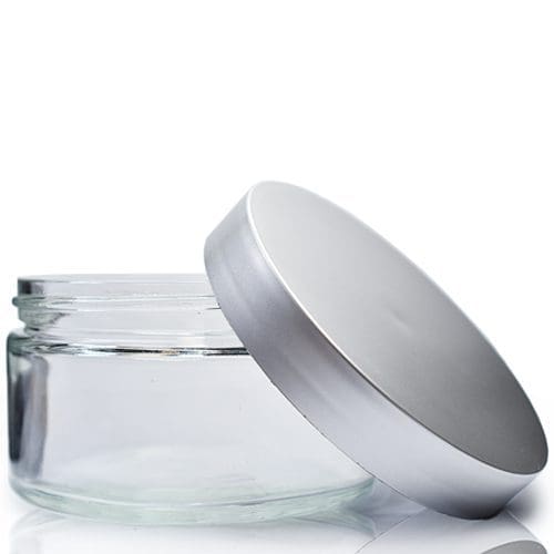 200ml Clear Glass Cosmetic Jar & Lid - Ampulla Packaging Limited