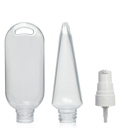 50ml Tottle Bottle With Pocket Clip And Pump | Ampulla Ltd