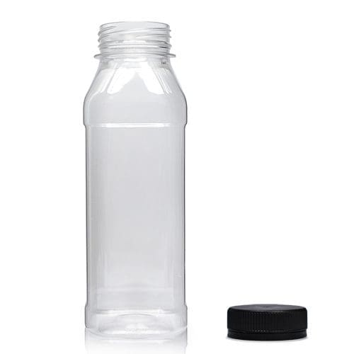 Square Plastic Juice Bottles | UK Packaging Supplier | ampulla.co.uk