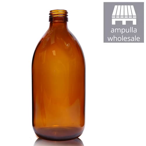 500ml Amber Glass Sirop Bottles Wholesale - Ampulla Packaging