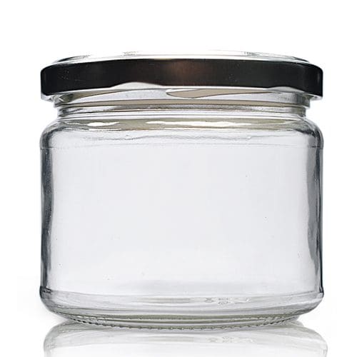 262ml Clear Glass Verrine Jar & Lid - Ampulla Packaging