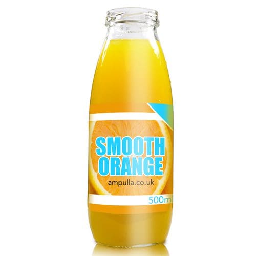 500ml Glass Milk Bottle - Ampulla LTD - 0161 367 1414