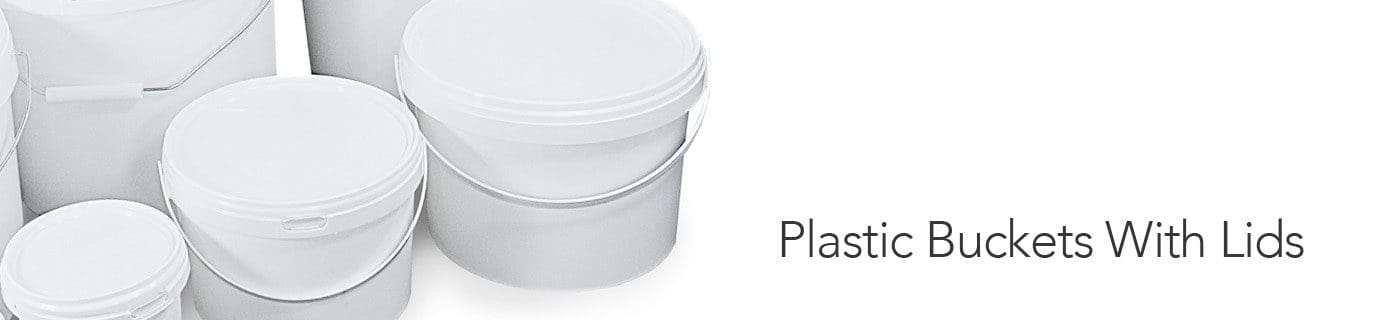 Plastic Buckets With Lids | Food Grade Polypropylene (PP) | ampulla.co.uk