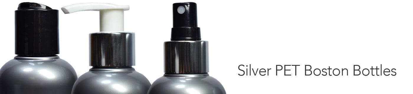 Silver Plastic Bottles | Plastic Packaging | Ampulla LTD