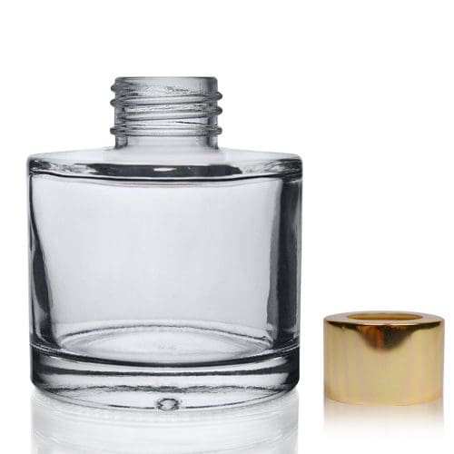 100ml Karen Diffuser Bottle & Gold Cap - Ampulla Ltd - 0161 367 1414