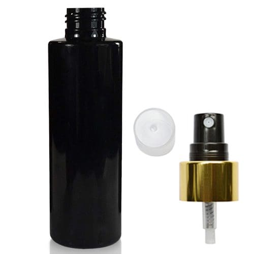 150ml Black Plastic Premium Spray Bottle - Ampulla Ltd - 0161 367 1414