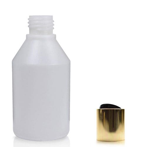 150ml Luxury HDPE Bottle & Disc-Top Cap | Ampulla Ltd | 0161 367 1414