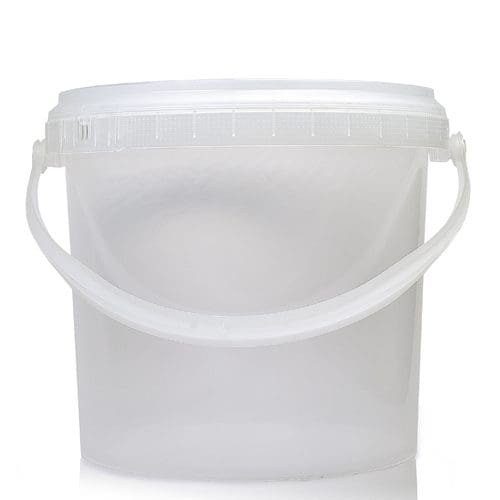 2.5L Clear Plastic Bucket | Ampulla Packaging Ltd | 0161 367 1414