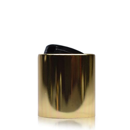 20mm Gold Disc-Top Cap - Ampulla Ltd - 0161 367 1414