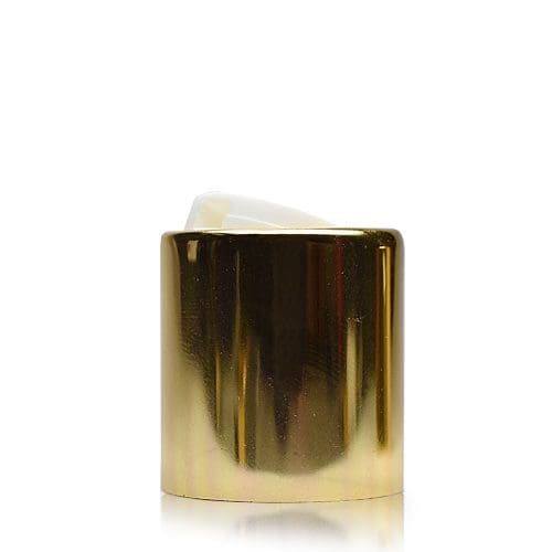 20mm Gold Disc-Top Cap - Ampulla Ltd - 0161 367 1414
