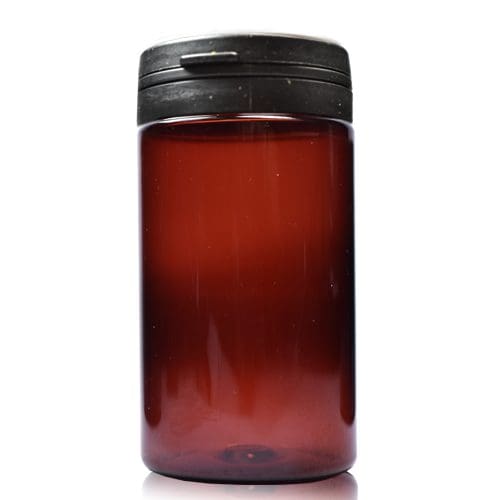 100ml Plastic Pill Jar With Snap-Hinged Cap | Ampulla Ltd