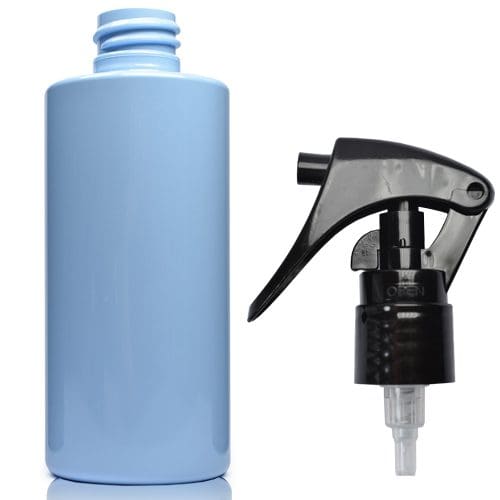 100ml Blue Plastic Bottle With Trigger Spray - Ampulla Packaging