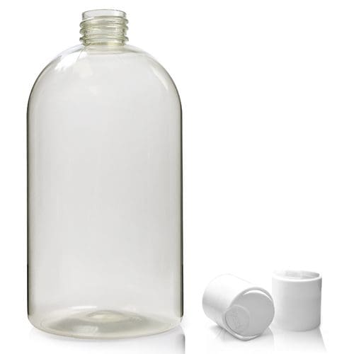 500ml rPET Boston Bottle With Disc Top Cap - Ampulla LTD