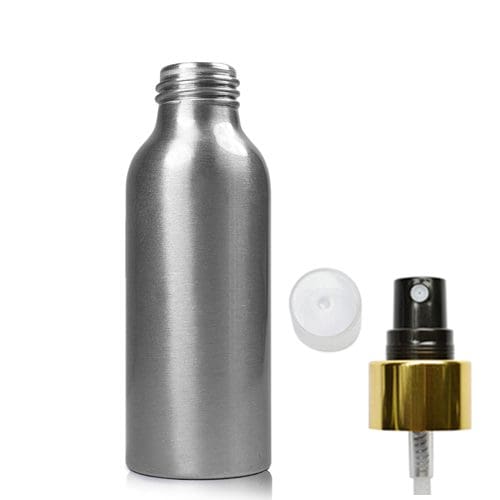 100ml Aluminium Premium Spray Bottle - Luxury Aluminium Packaging
