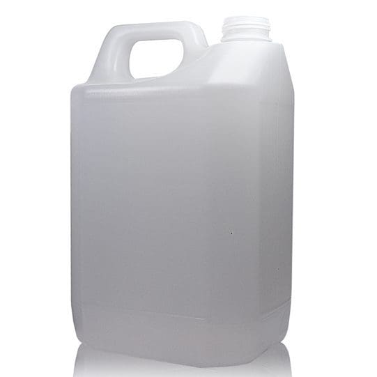 4 Litre Natural Plastic Jerry Can - Ampulla Ltd - 0161 367 1414