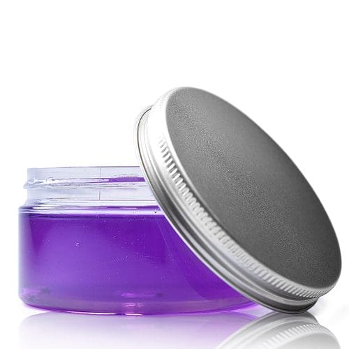 100ml Plastic Slime Jar With Aluminium Cap - Ampulla Ltd