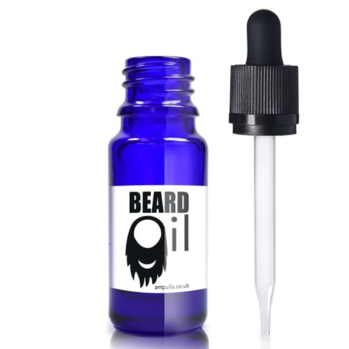 10ml Blue Beard Oil Bottle With CRC Pipette | Ampulla Ltd