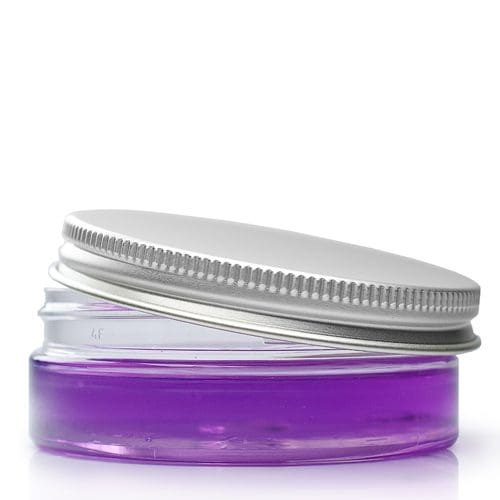 50ml Plastic Slime Jar With Aluminium Lid - Ampulla Ltd