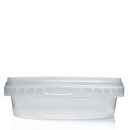 210ml Clear Plastic Food Pot - Ampulla Limited - 0161 367 1414