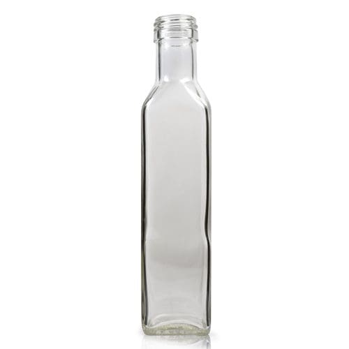 250ml Clear Glass Olive Oil Bottle - Ampulla - 0161 367 1414