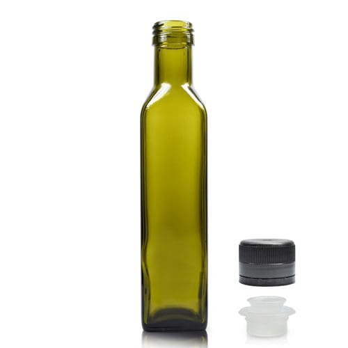 Olive oil glass bottles store