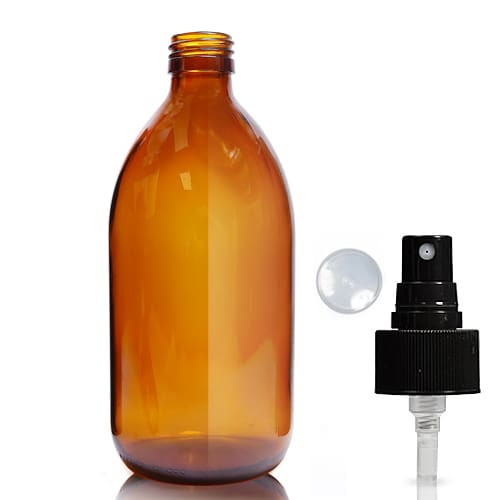 500ml Amber Glass Sirop Bottle 28mm Atomiser Spray