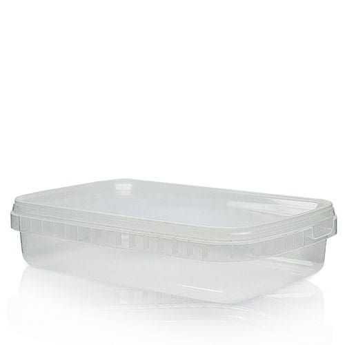 Large clear plastic containers store