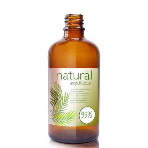 100ml Amber Glass Essential Oil Bottle - Ampulla - 0161 367 1414