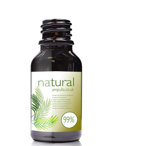 15ml Black Glass Essential Oil Bottle - Ampulla - 0161 367 1414