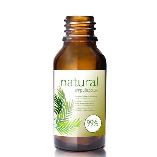 20ml Amber Glass Essential Oil Bottle - Ampulla Packaging