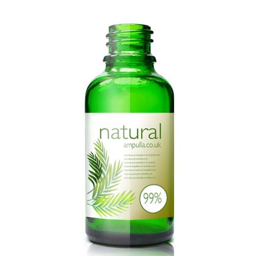 30ml Green Glass Essential Oil Bottle - Ampulla Packaging