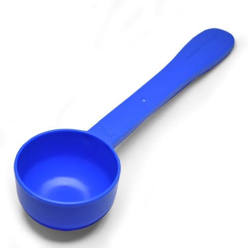 20ml Blue Plastic Measuring Scoop - Ampulla Ltd - 0161 367 1414