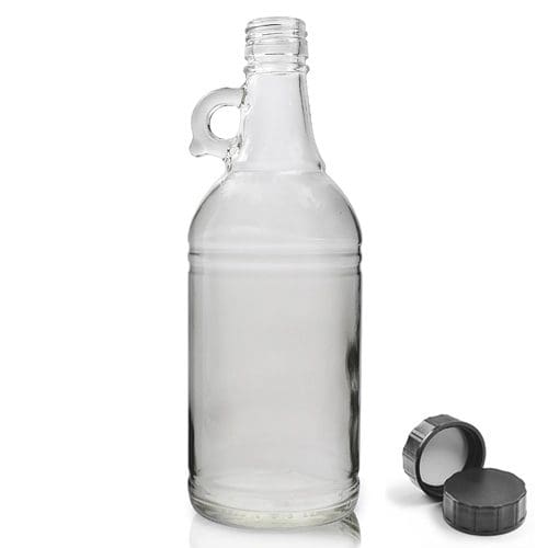 500ml Glass Demijohn Bottle With Cap - Demijohn - Ampulla LTD
