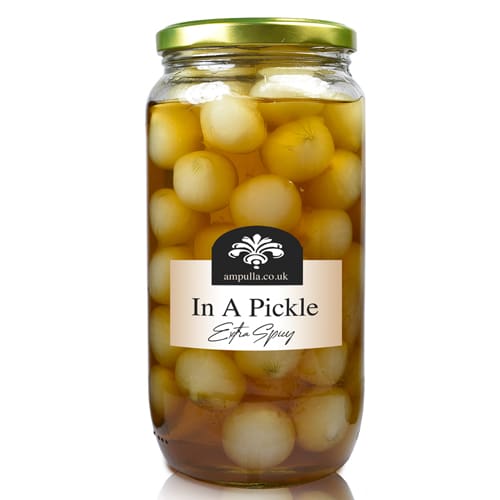 1062ml Glass Pickle Jar With Lid - Ampulla LTD - 0161 367 1414