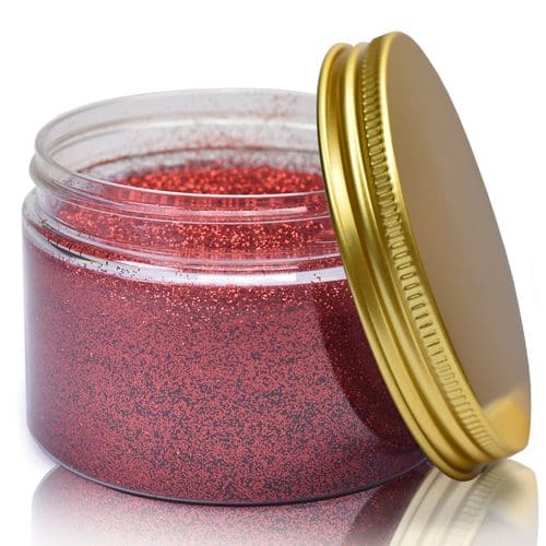 150ml Plastic Craft Jar With Gold Cap - Ampulla Limited