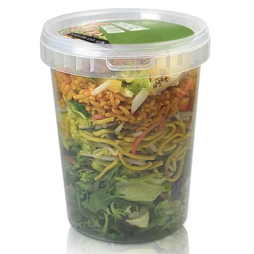 1580ml Meal Prep Container With Tamper Evident Lid Pack of 204