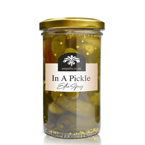 277ml Clear Glass Pickle Jar With Lid - Ampulla Ltd