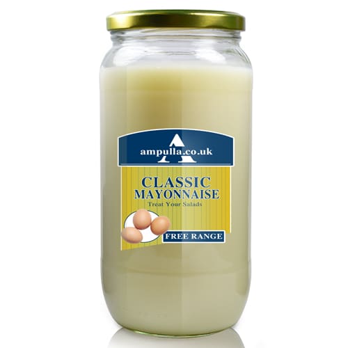 1062ml Glass Mayonnaise Jar With Lid - Ampulla - 0161 367 1414