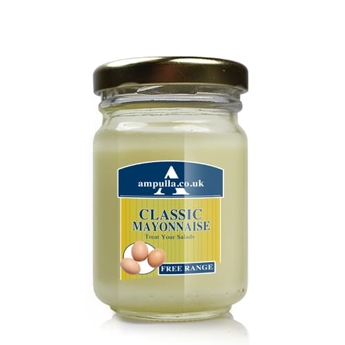 106ml Glass Mayonnaise Jar With Lid - Ampulla Ltd