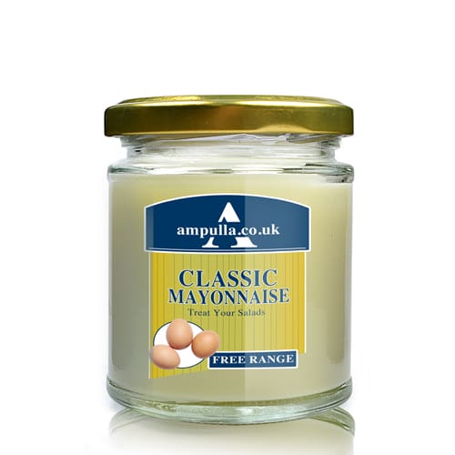190ml Glass Mayonnaise Jar With Lid - Ampulla - 0161 367 1414