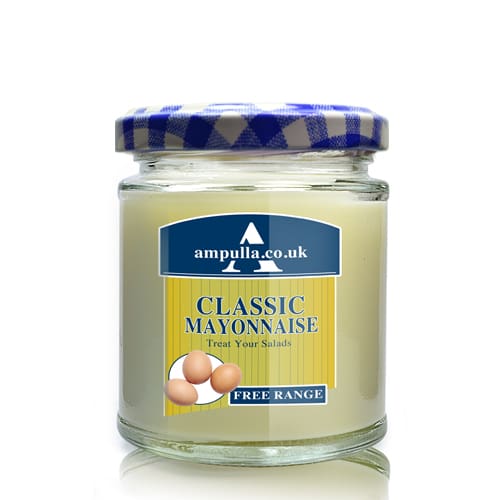 190ml Glass Mayonnaise Jar With Lid - Ampulla - 0161 367 1414