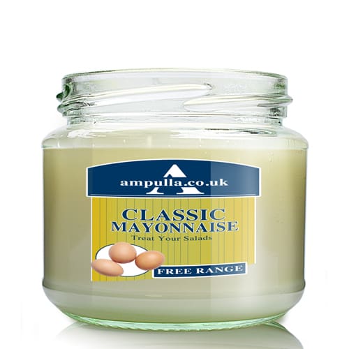 200ml Squat Glass Mayonnaise Jar With Lid - Ampulla LTD